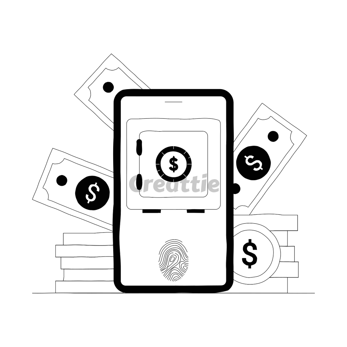 Download Bank Account animation in Lottie JSON