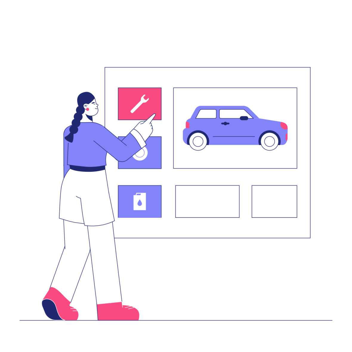 Download Car Tuning animation in Lottie JSON