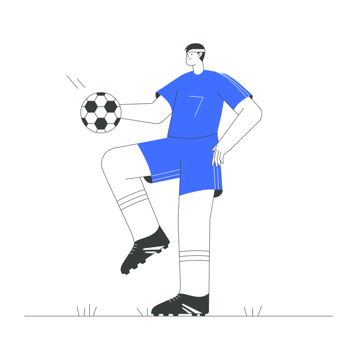 Download Football Player animation in Lottie JSON