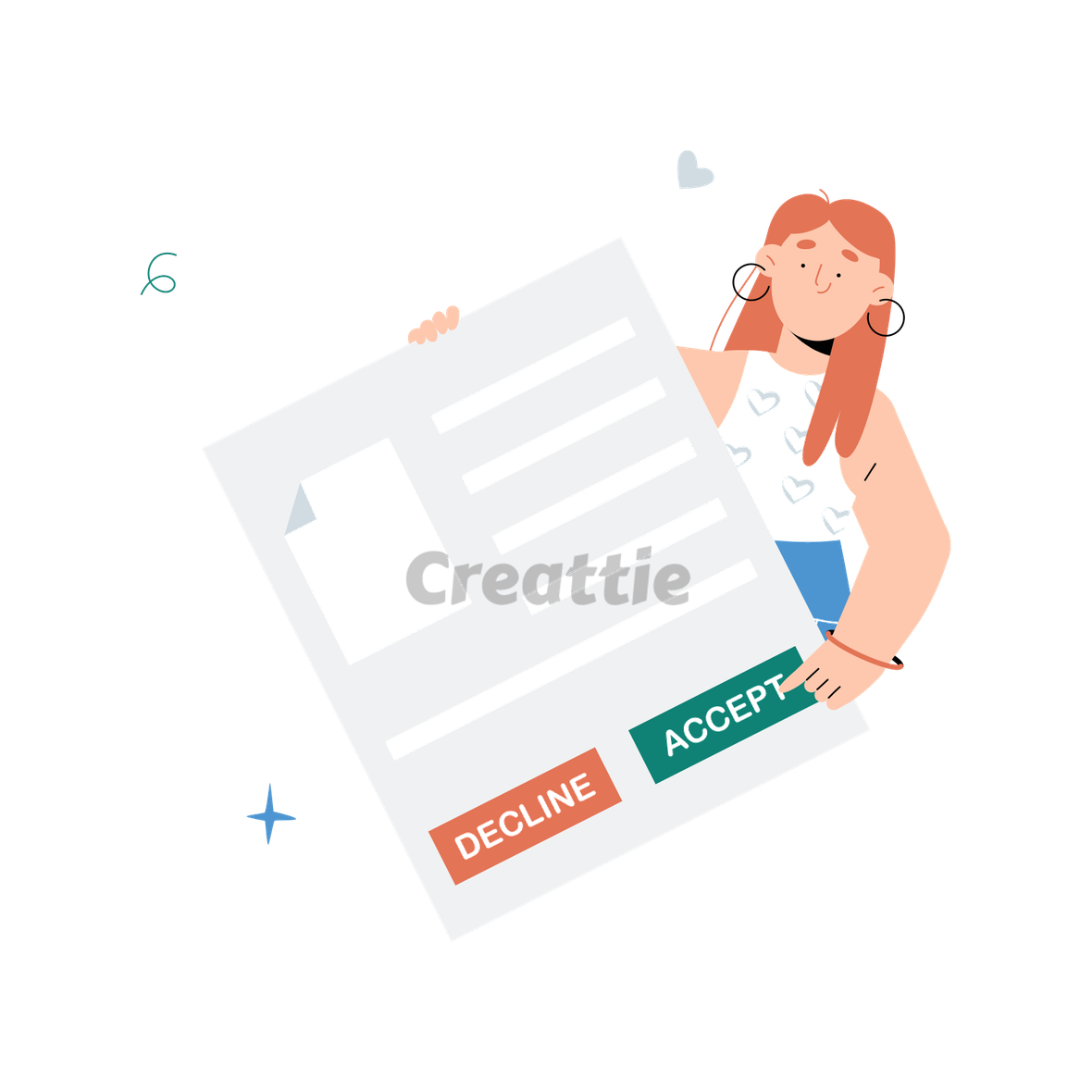 Download Accept Terms animation in Lottie JSON