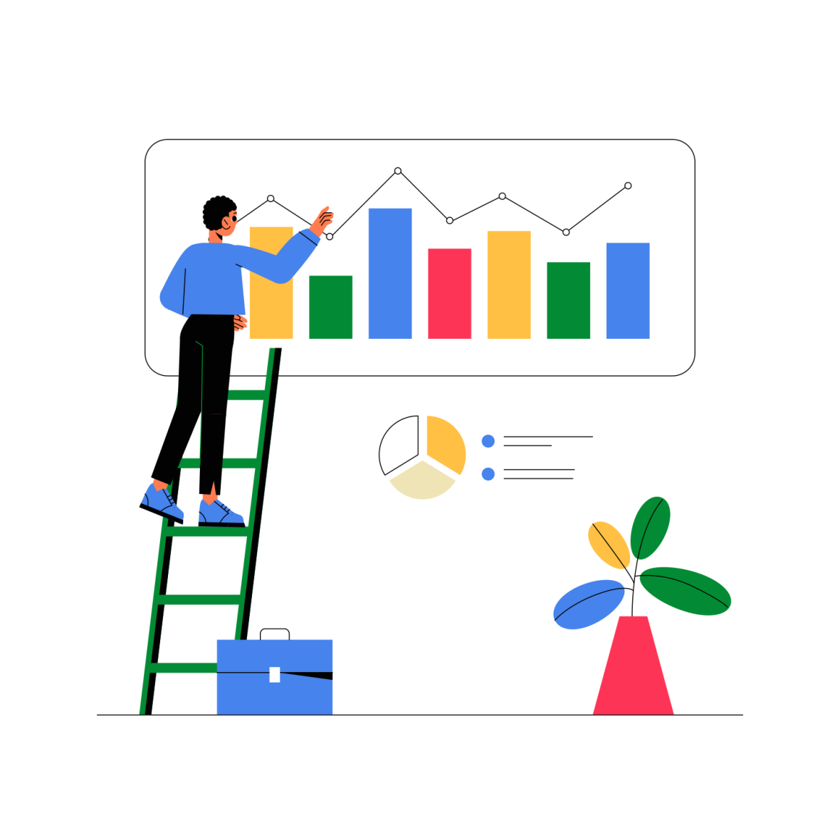 Download Graph Analysis animation in Lottie JSON