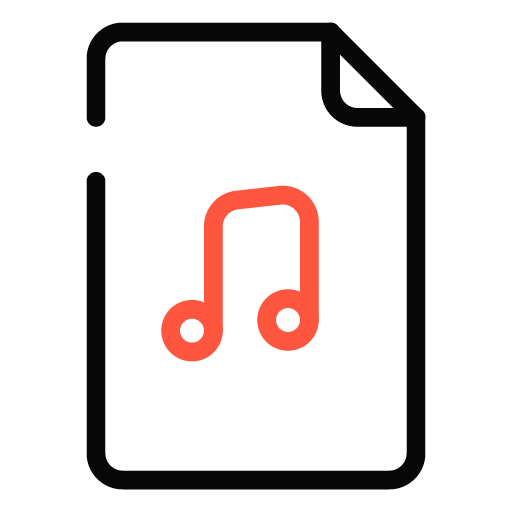 Download Audio File animated Icons in JSON Lottie