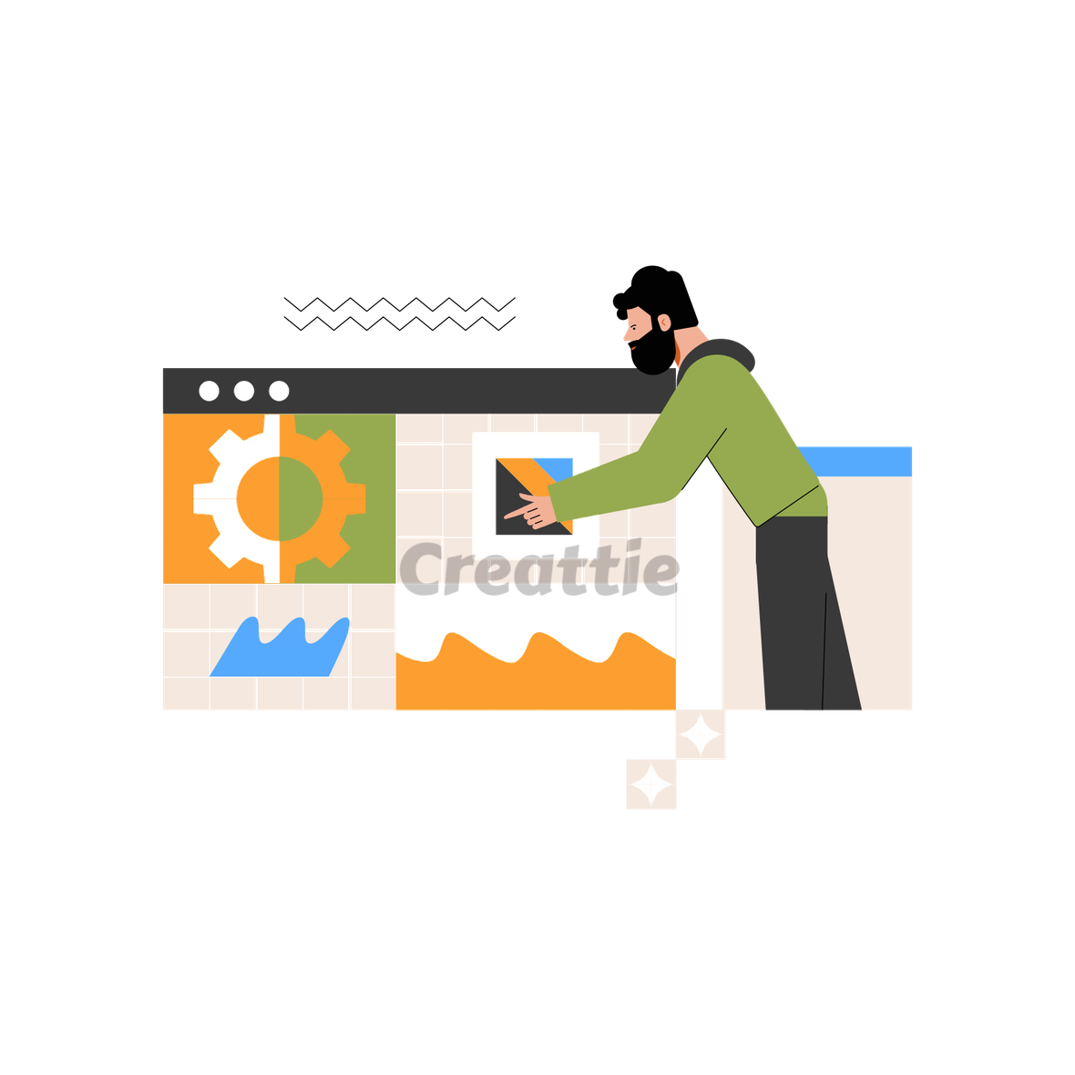 Download Dashboard Settings animation in Lottie JSON
