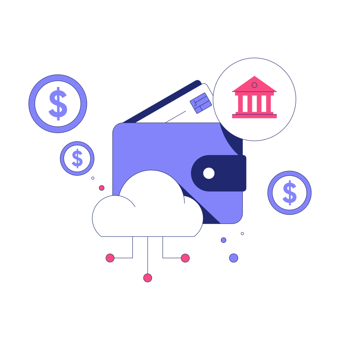 Download Cloud Banking animation in Lottie JSON