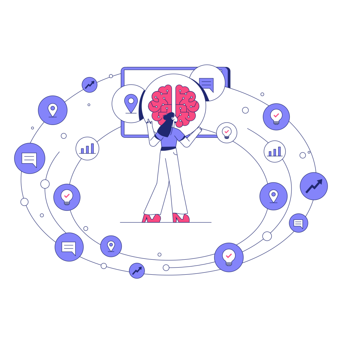 Download AI Data Segments animation in Lottie JSON