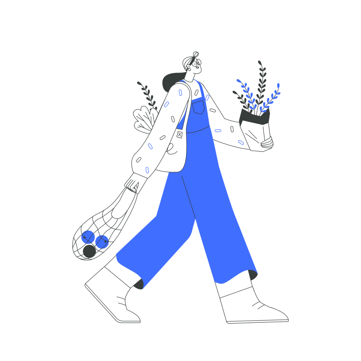 Download Eco Friendly Shopping animation in Lottie JSON