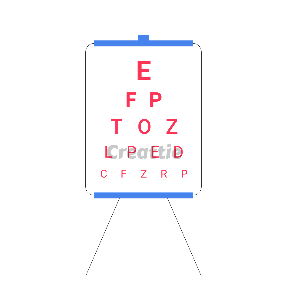 Download Eye Chart animation in Lottie JSON