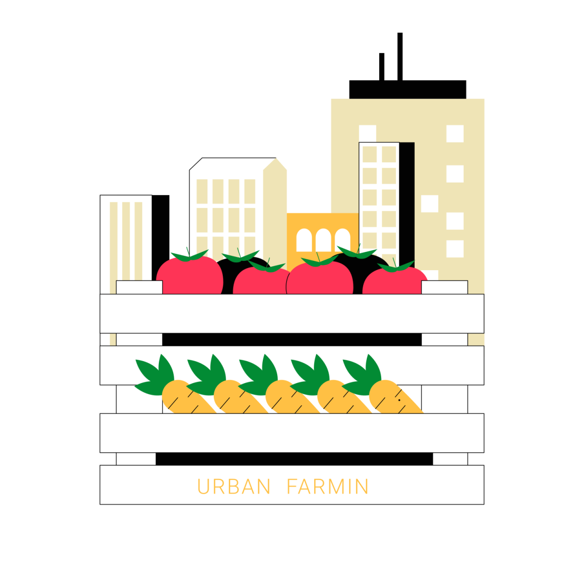 Download Urban Farming animation in Lottie JSON