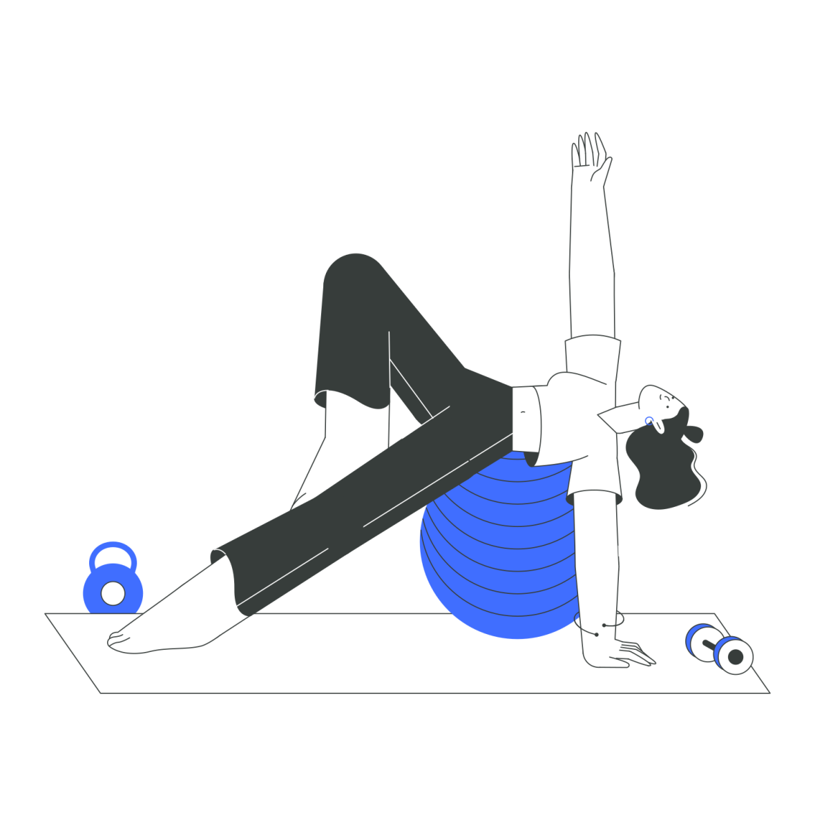 Download Ball Workout animation in Lottie JSON