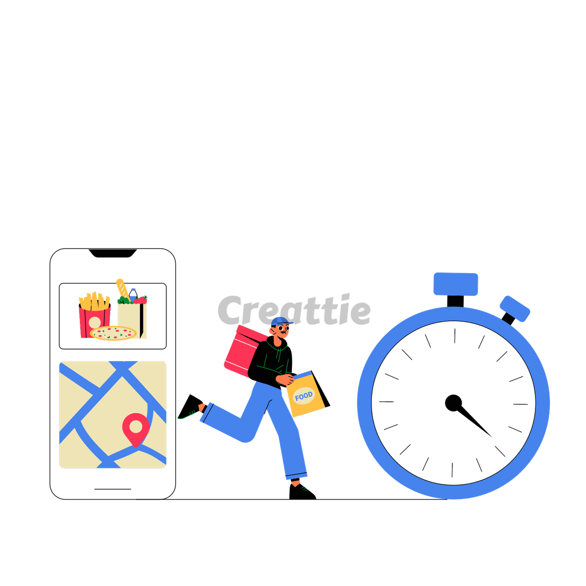 Download Courier Tracking animation in Lottie JSON