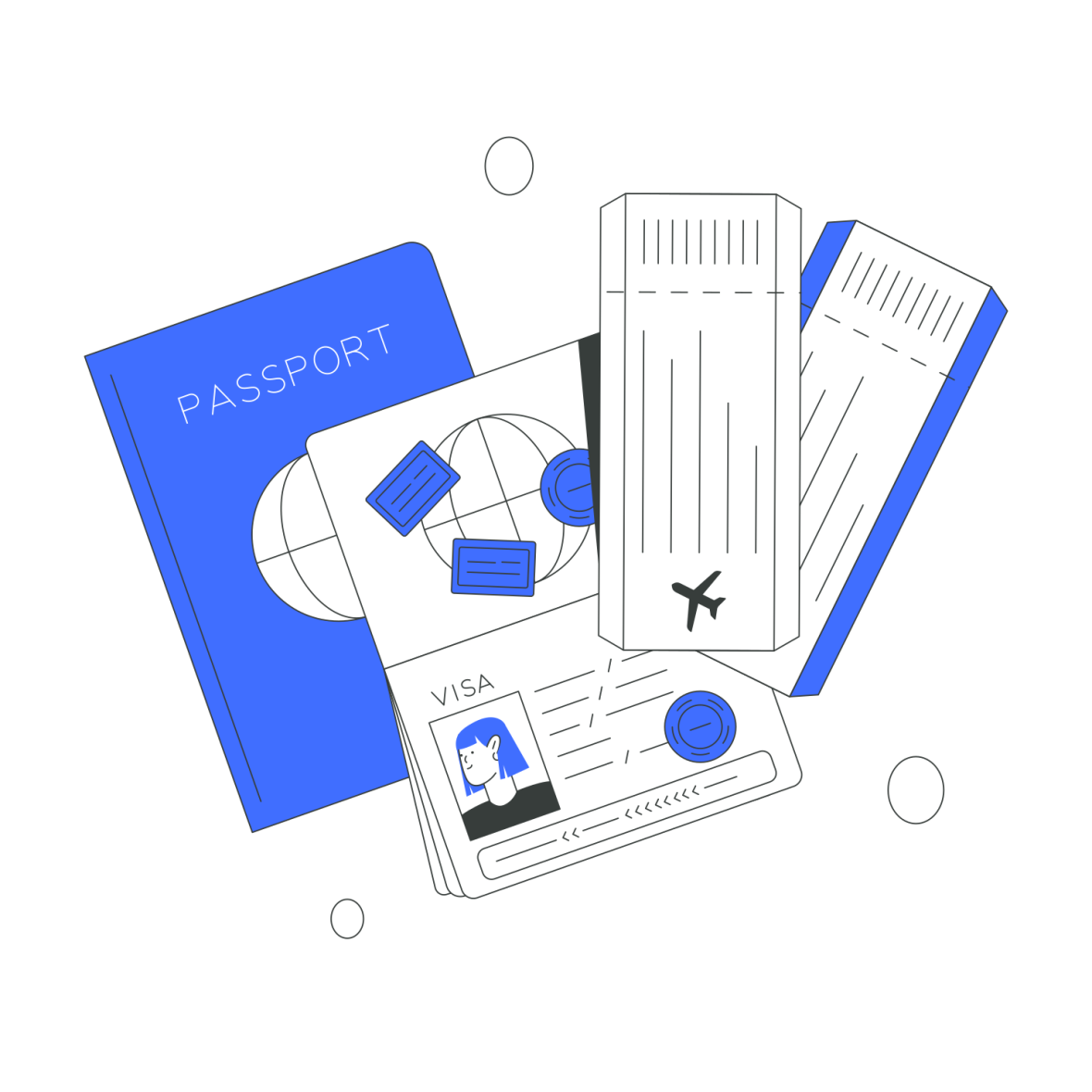 Download Travel Documents animation in Lottie JSON