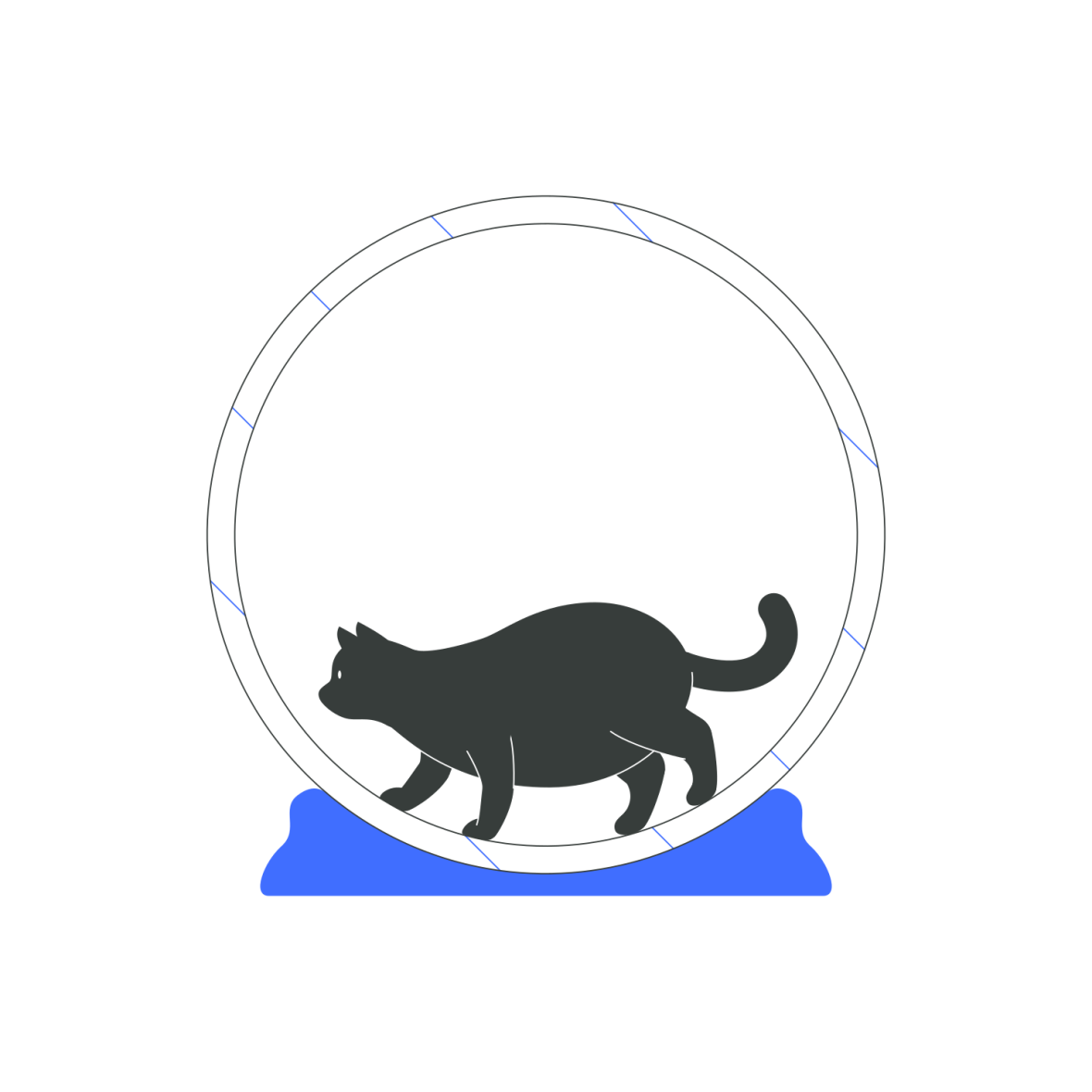 Download Cat Wheels animation in Lottie JSON