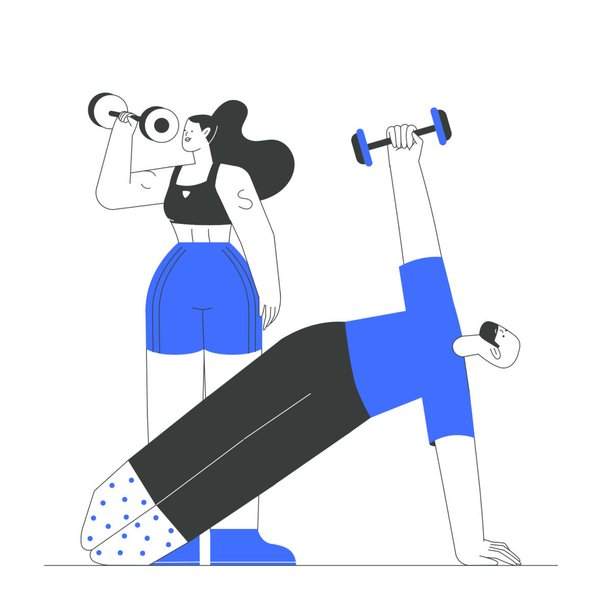 Download Fitness animation in Lottie JSON