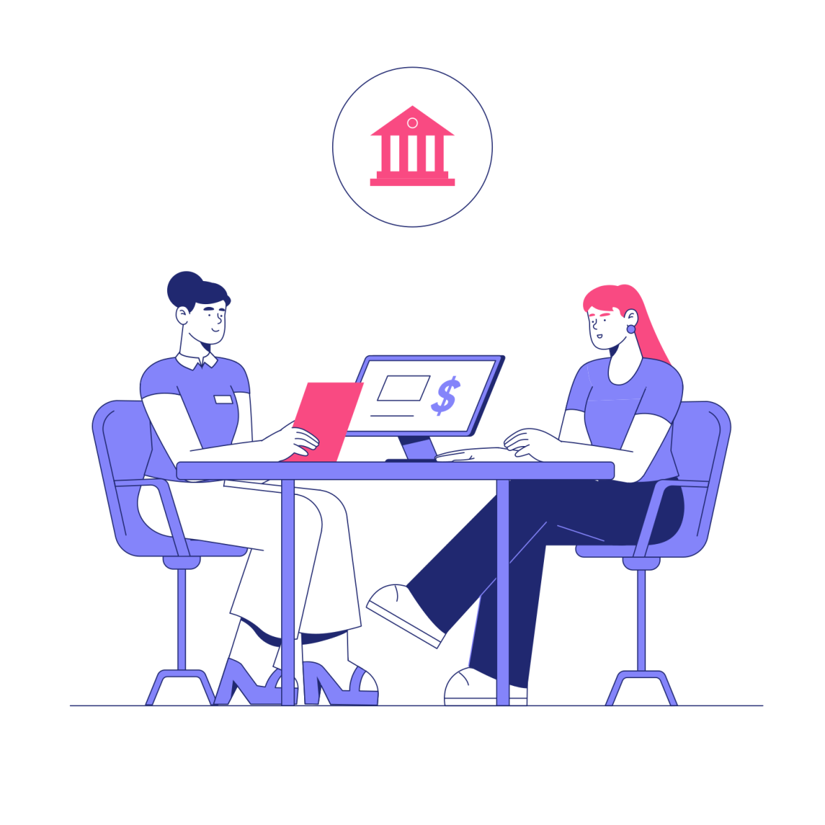 Download Bank Service animation in Lottie JSON