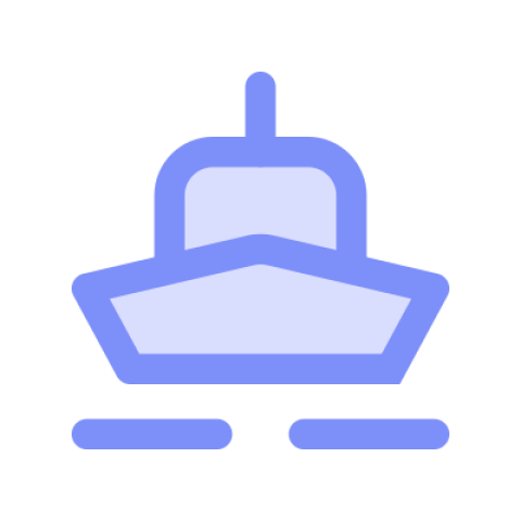 Download Cargo Ship animated Icons in JSON Lottie