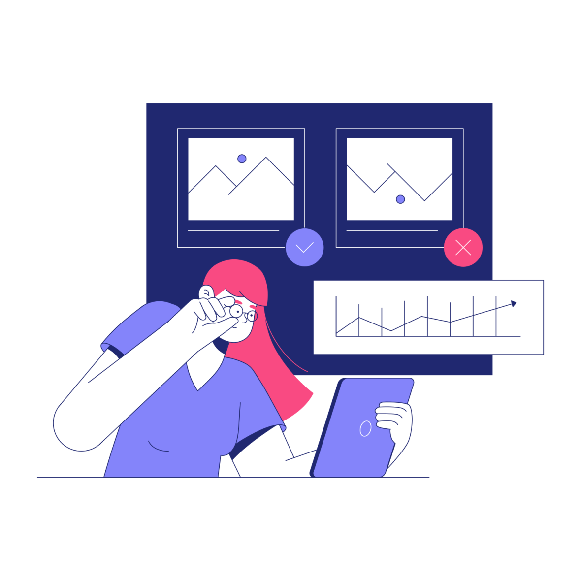 Download Market Analysis animation in Lottie JSON