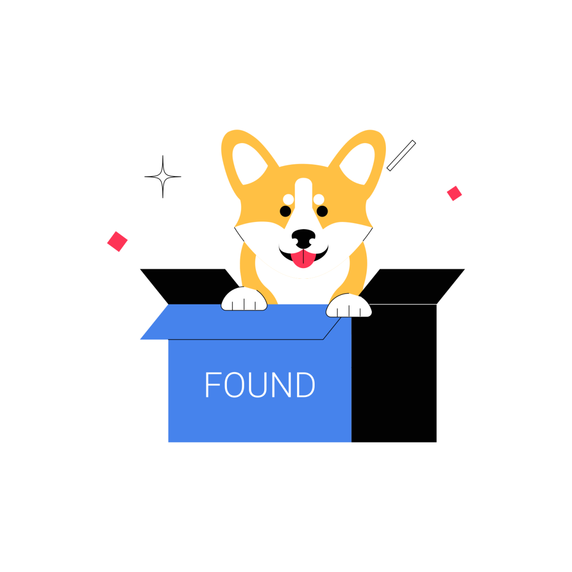 Download Found Dog animation in Lottie JSON