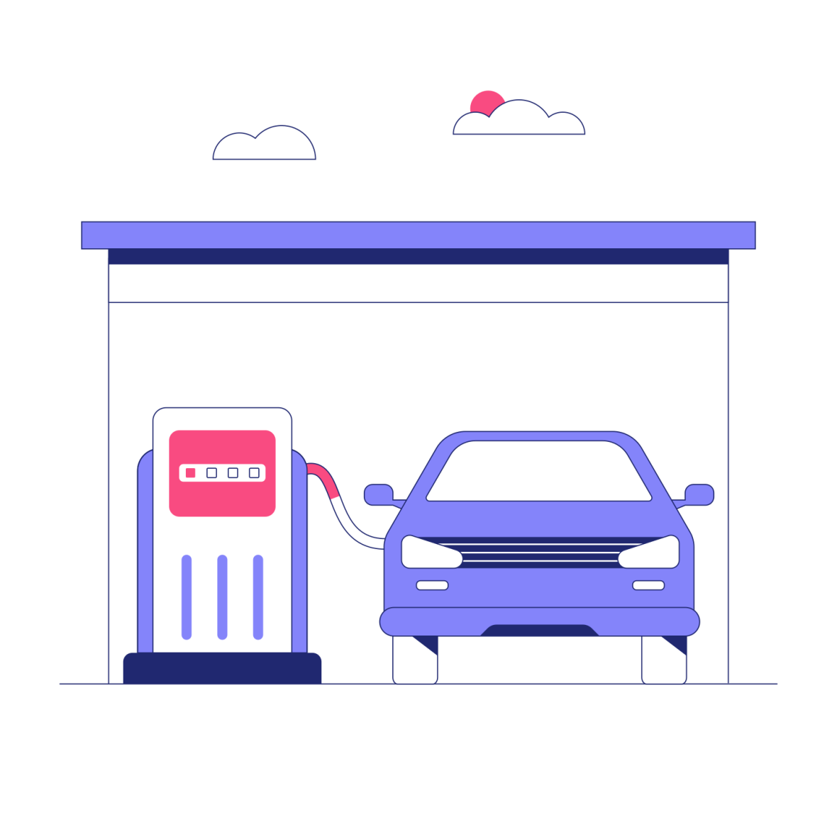 Download Fuel Station animation in Lottie JSON