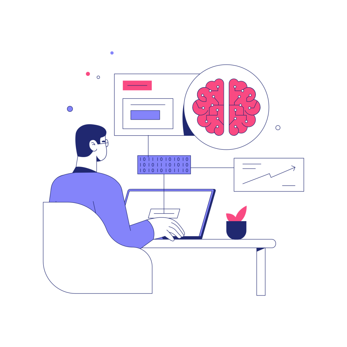 Download AI Engineer animation in Lottie JSON