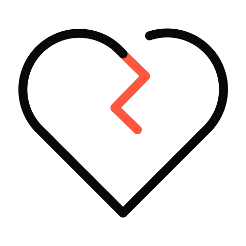 Download Heartbreak animated Icons in JSON Lottie