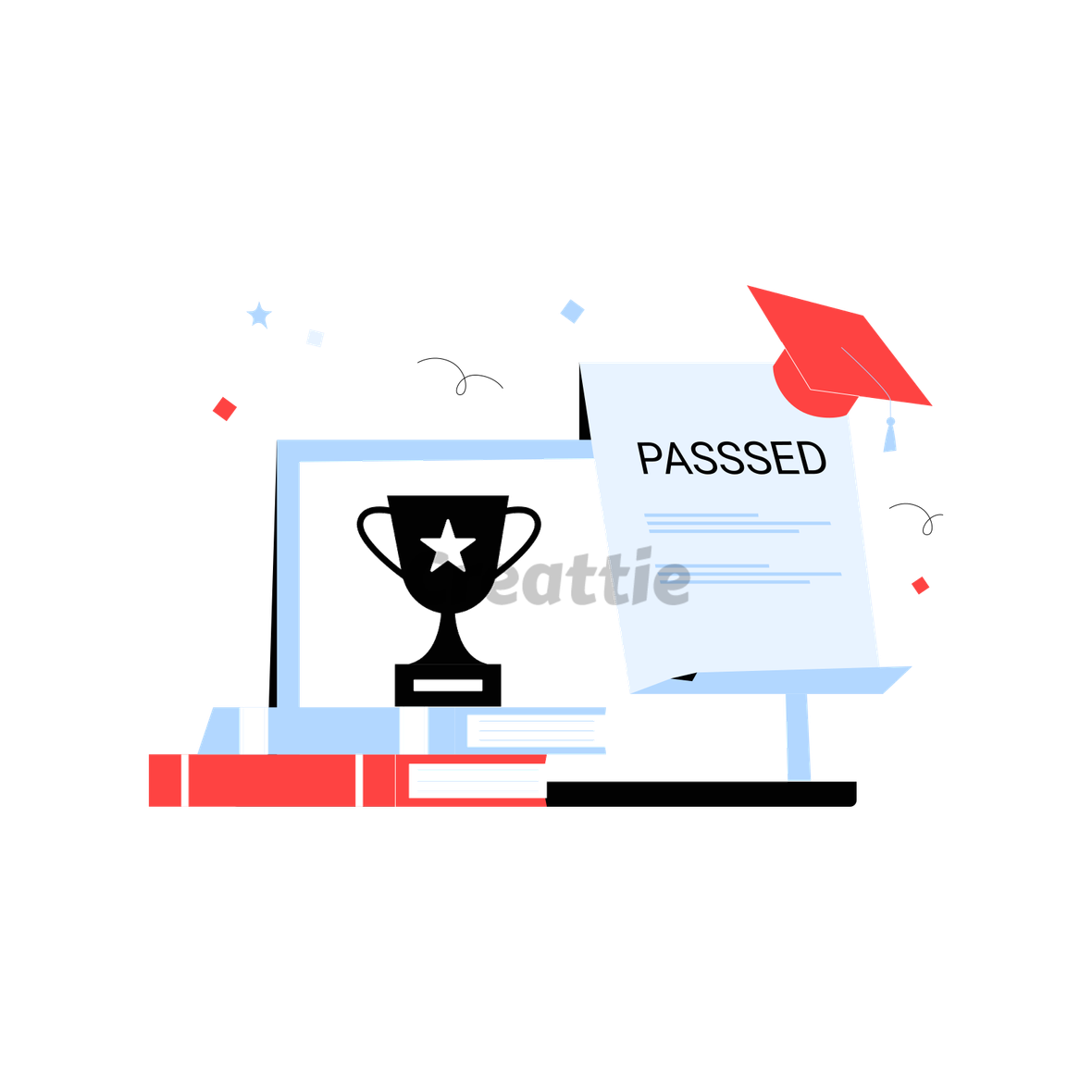Download Graduation animation in Lottie JSON