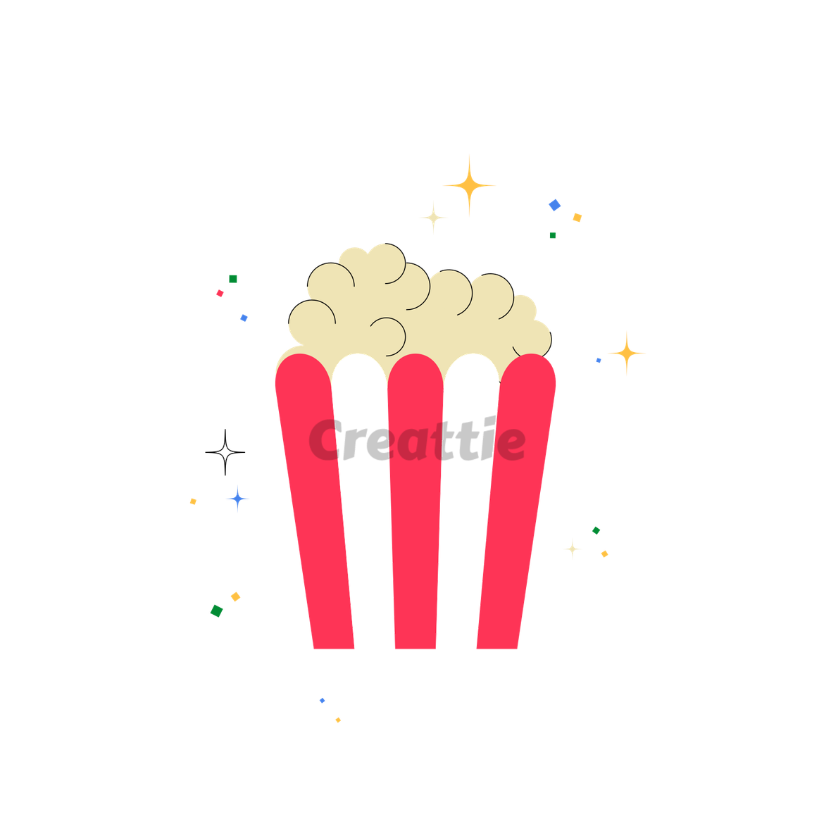 Download Popcorn animation in Lottie JSON