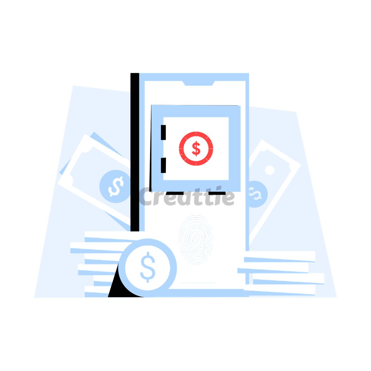 Download Bank Account animation in Lottie JSON