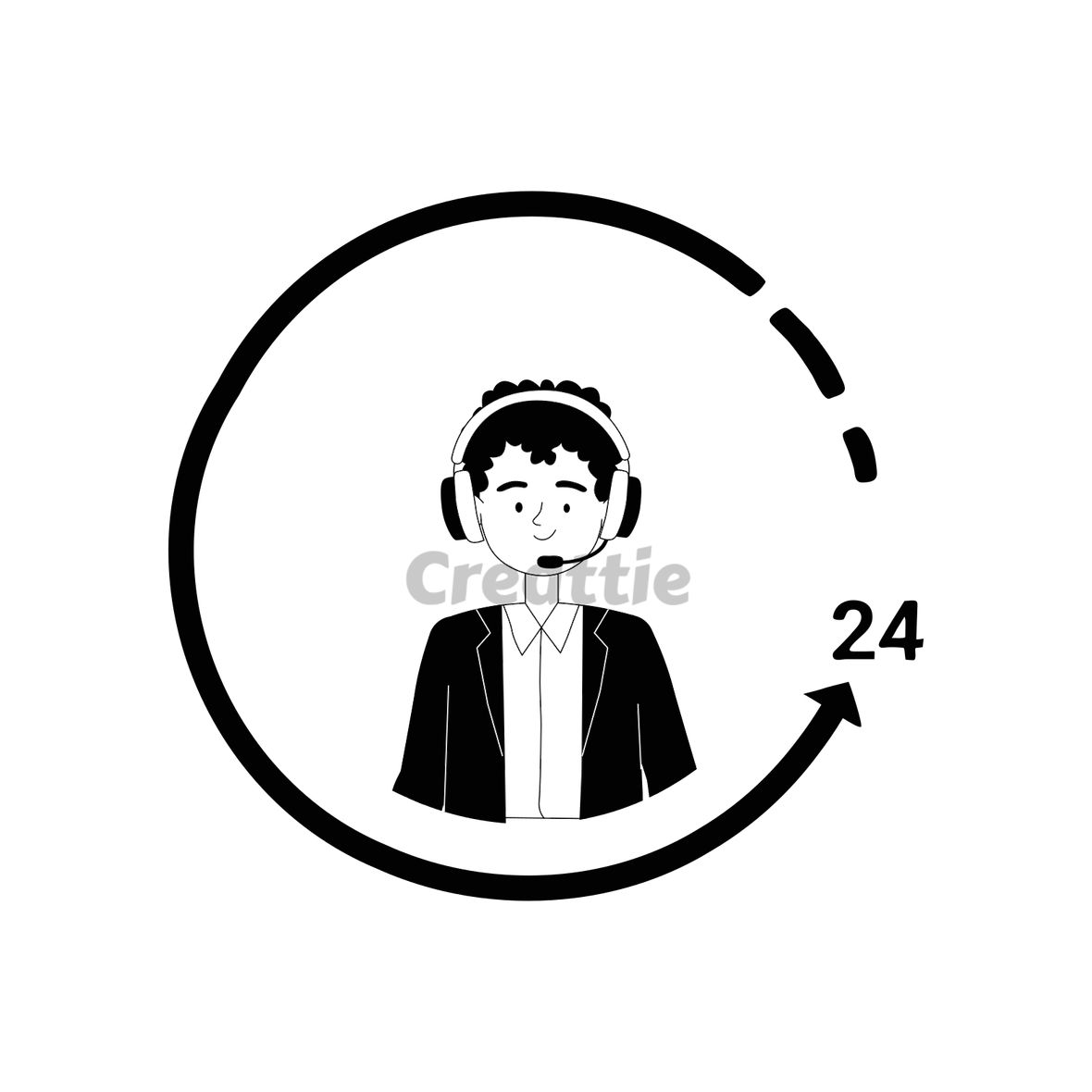 Download Customer Service animation in Lottie JSON