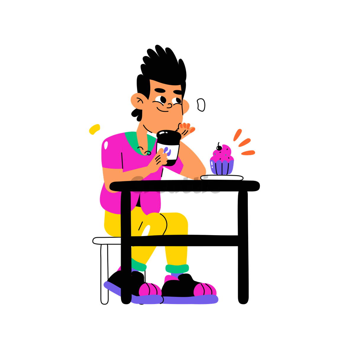 Download Coffee Time animation in Lottie JSON