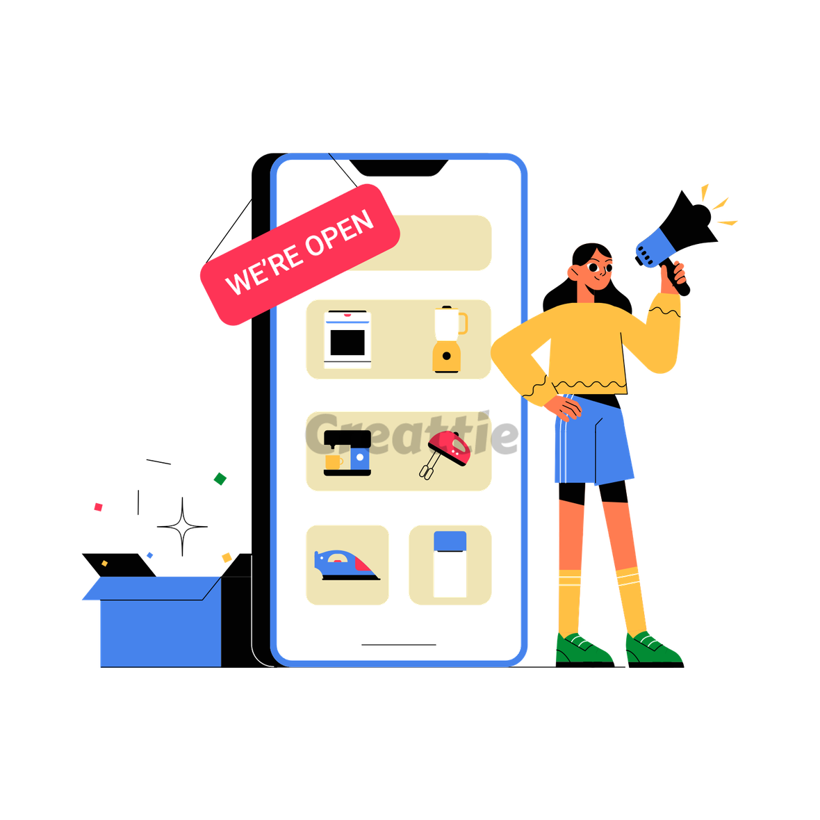 Download Electronics eCommerce animation in Lottie JSON