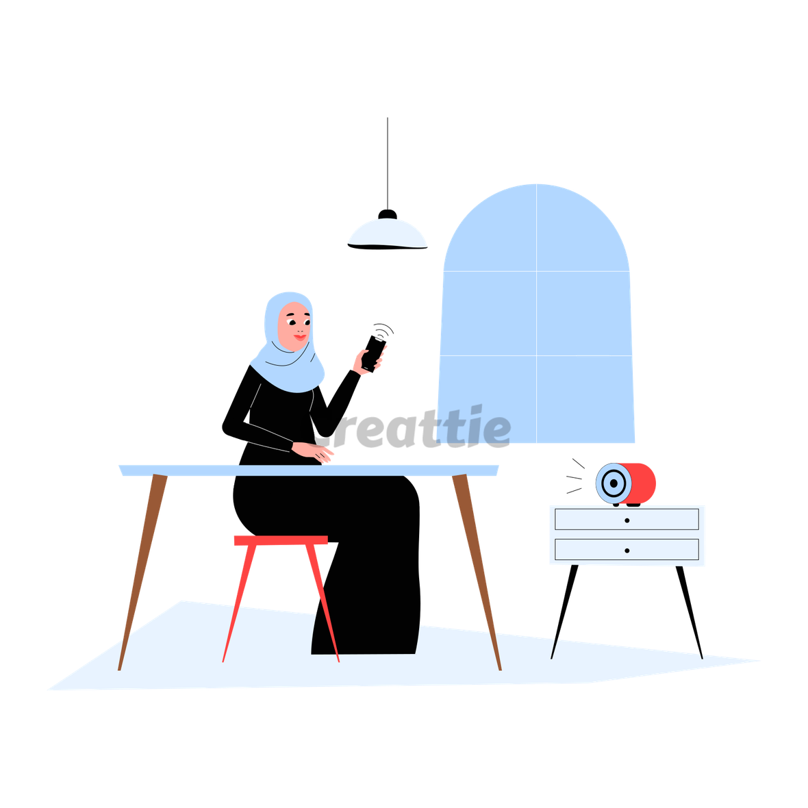 Download Controlling Smart Devices animation in Lottie JSON