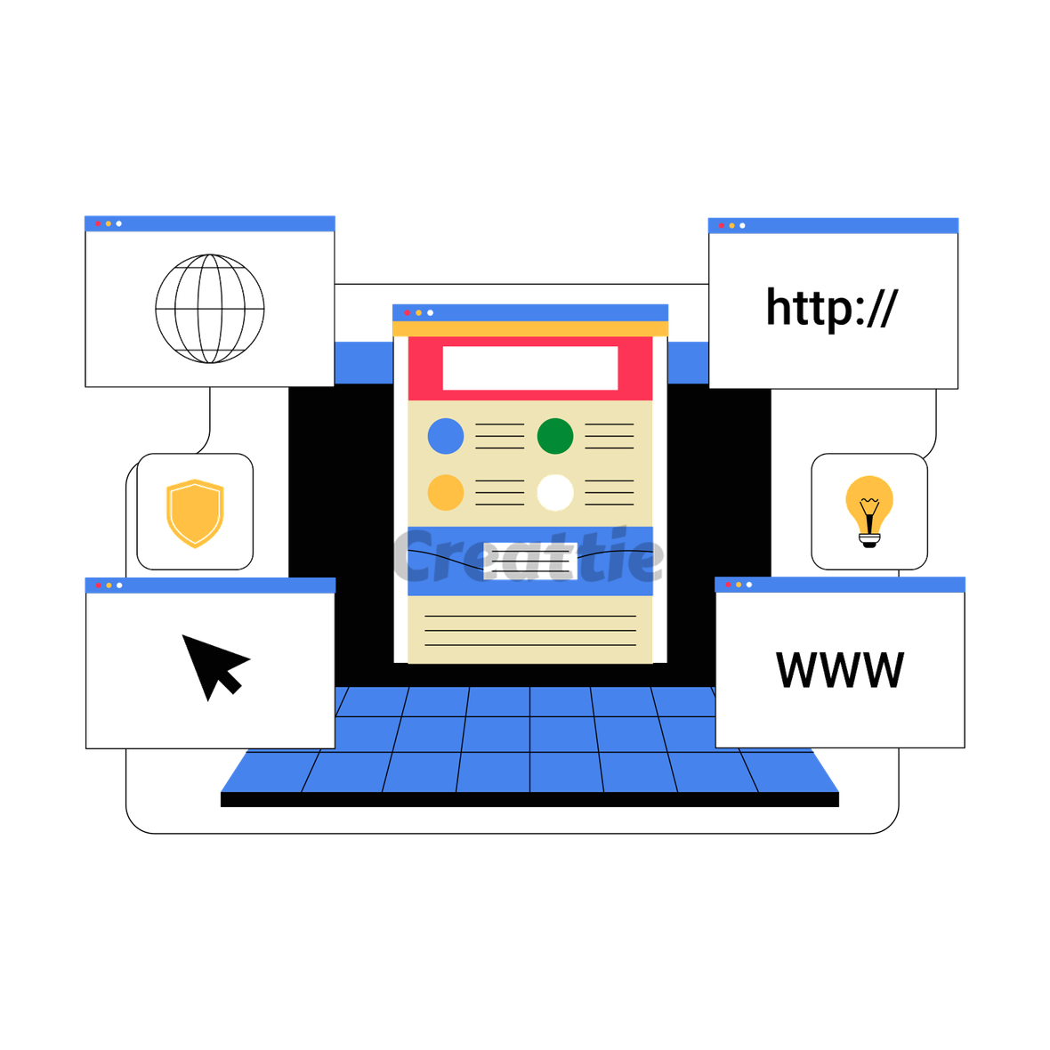 Download Web Development animation in Lottie JSON