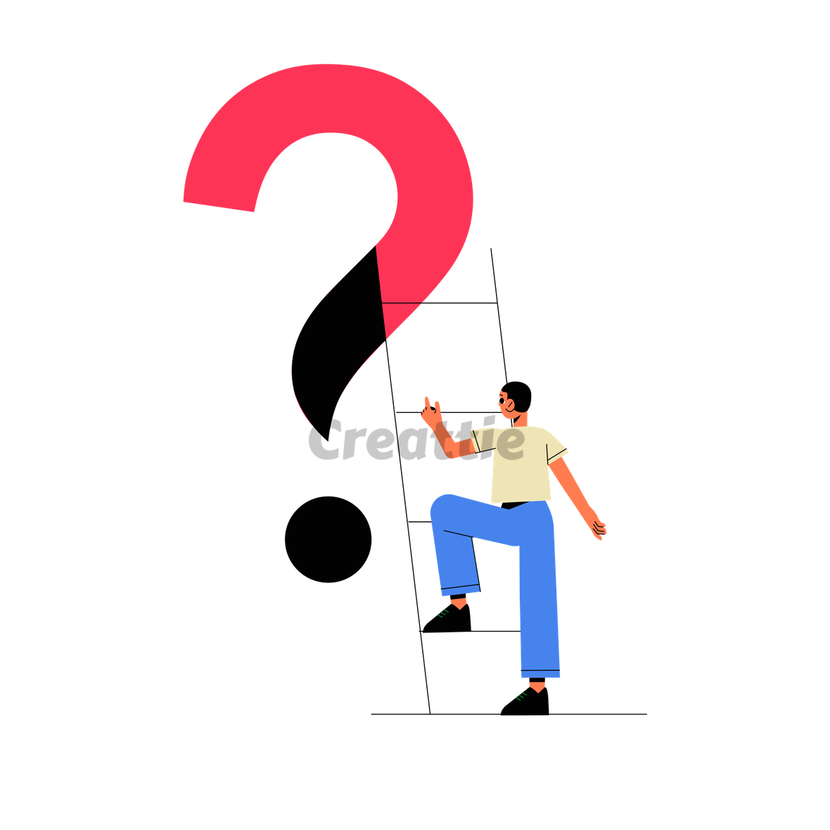 Download Questions animation in Lottie JSON