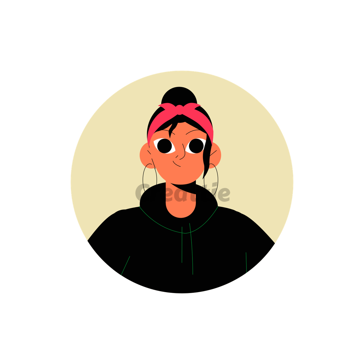 Download Girl animation in Lottie JSON