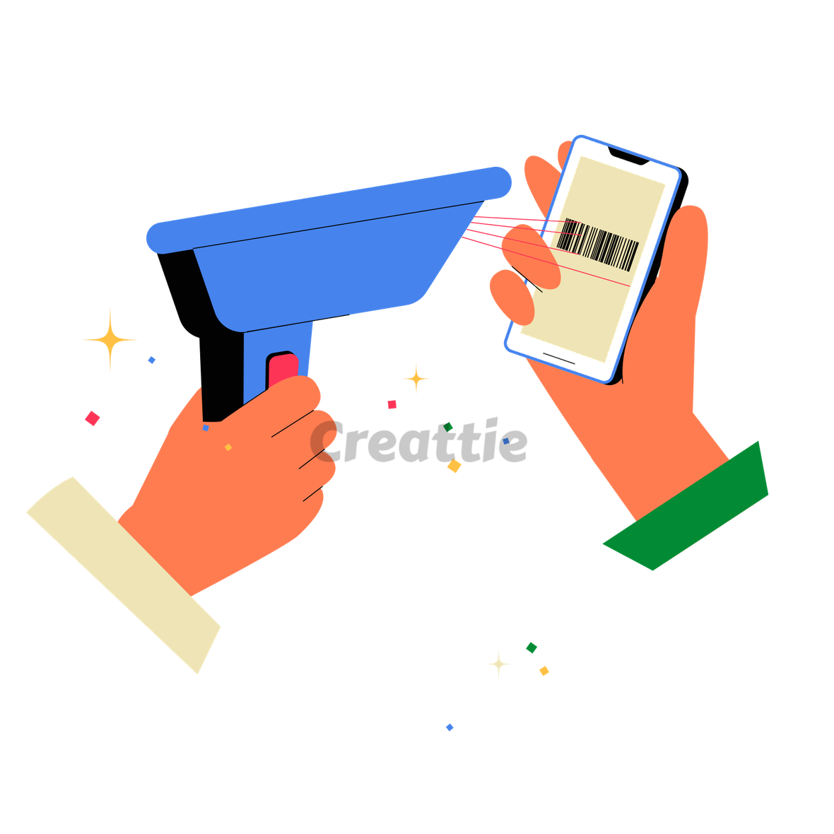 Download Barcode Scanner animation in Lottie JSON