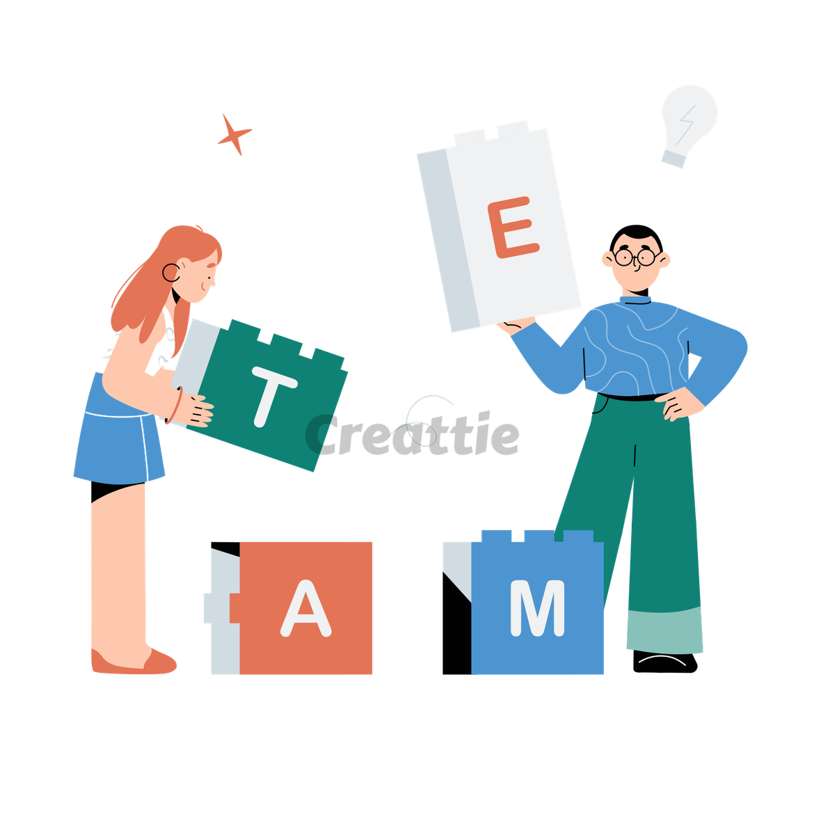 Download Team Building animation in Lottie JSON