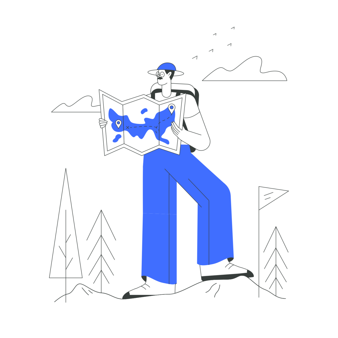 Download Travel Map animation in Lottie JSON