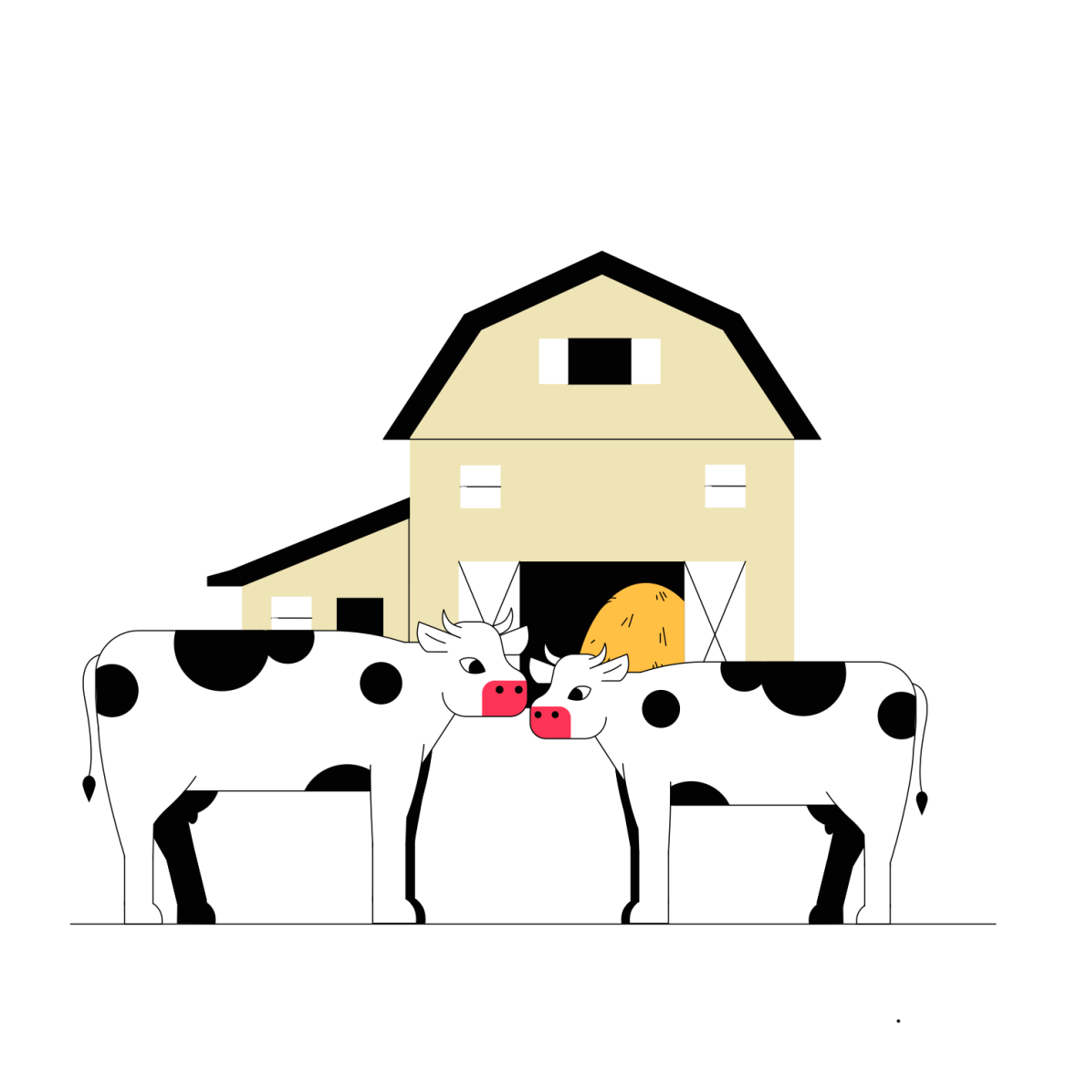 Download Cow Herd animation in Lottie JSON