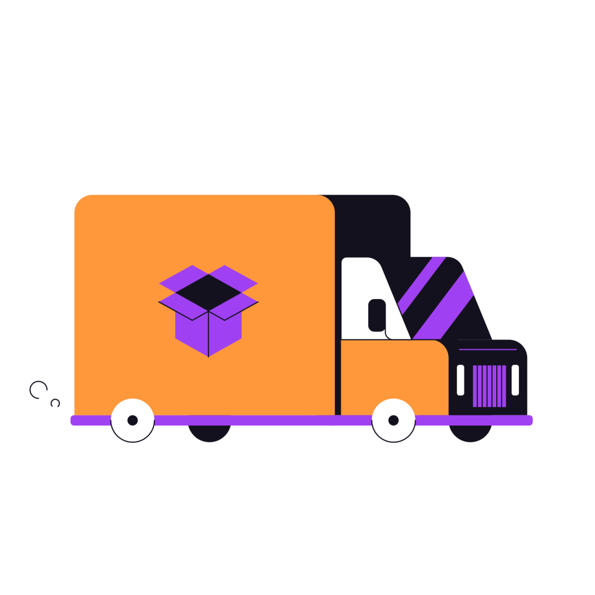 Download Delivery Van animation in Lottie JSON