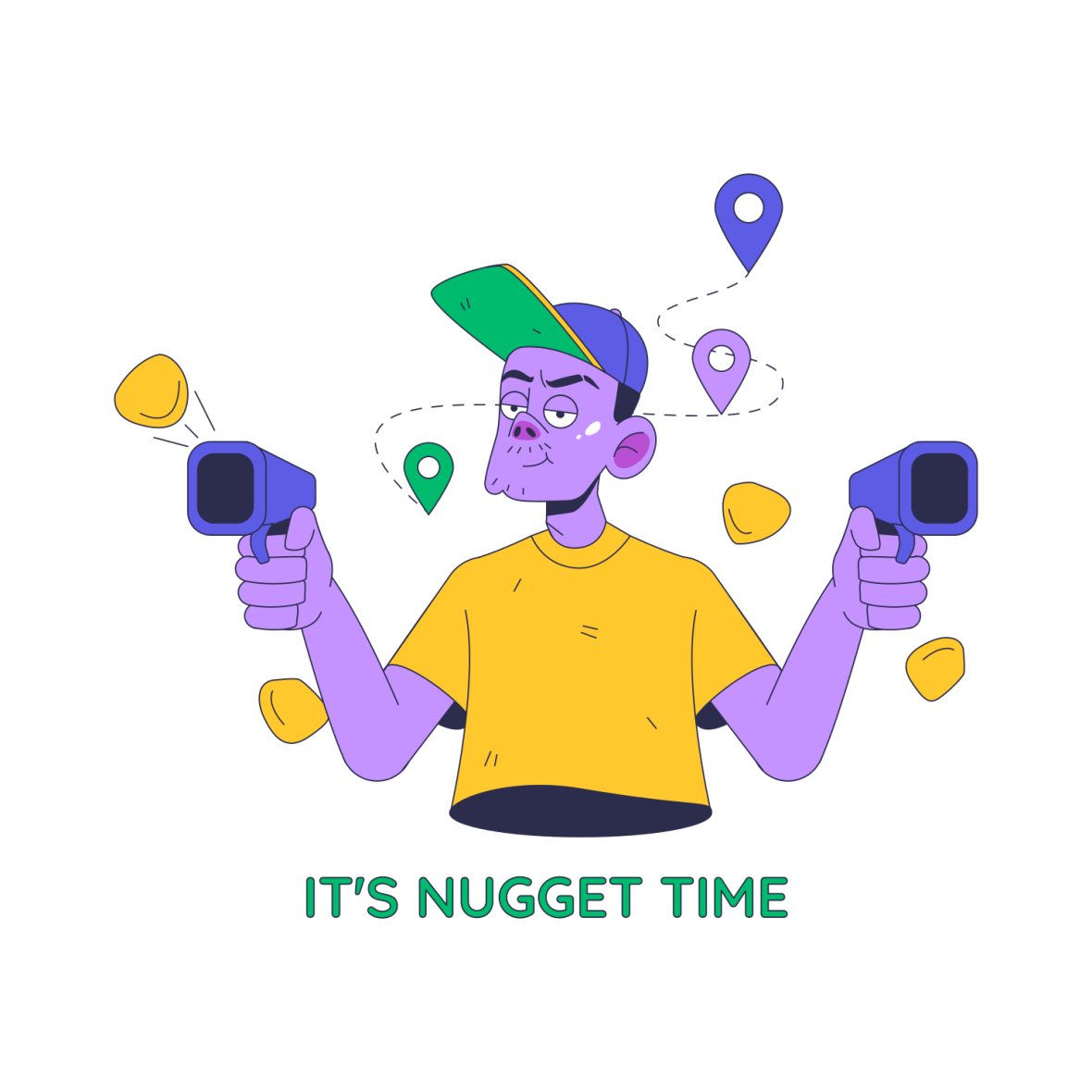 Download Nugget Gun animation in Lottie JSON