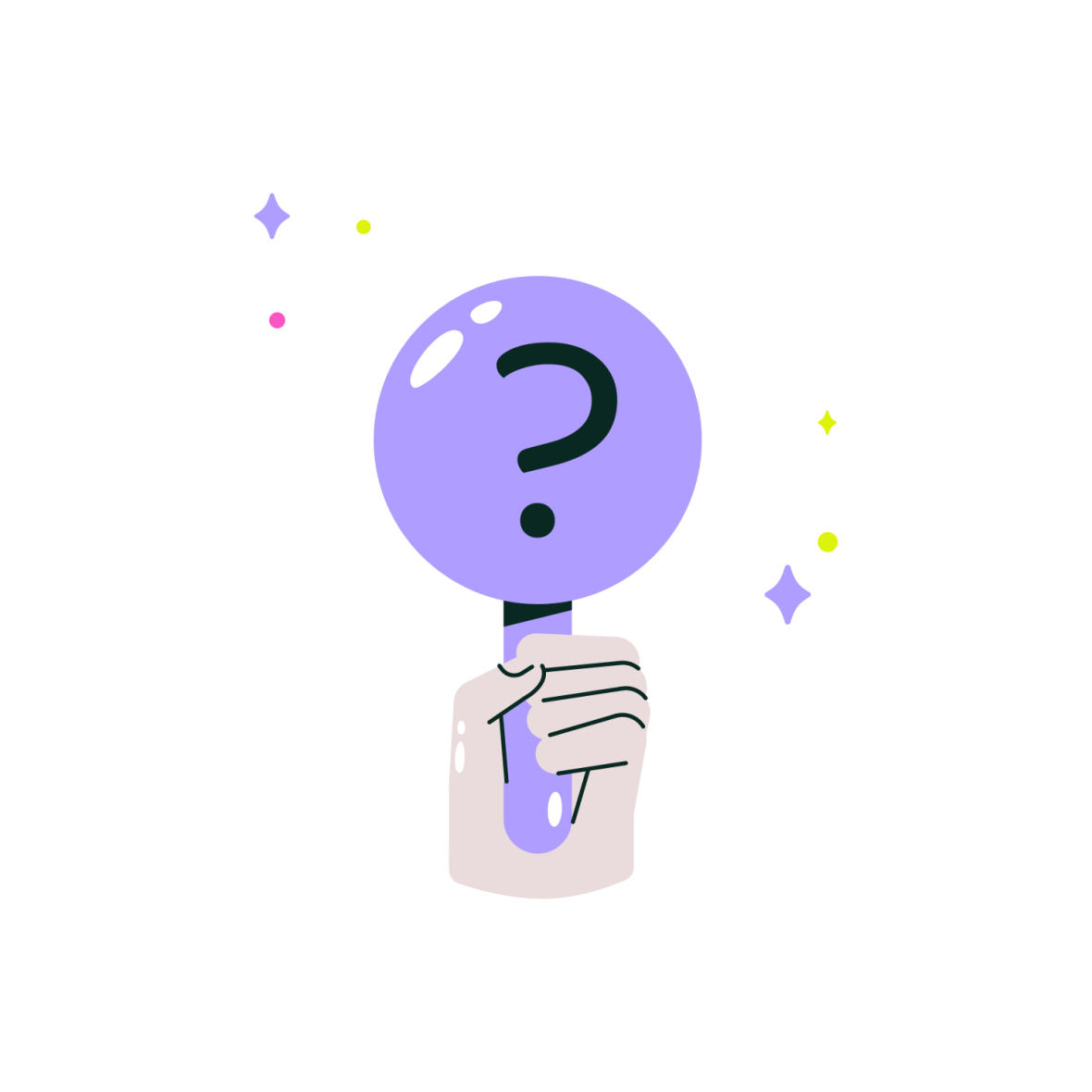 Download FAQ animation in Lottie JSON