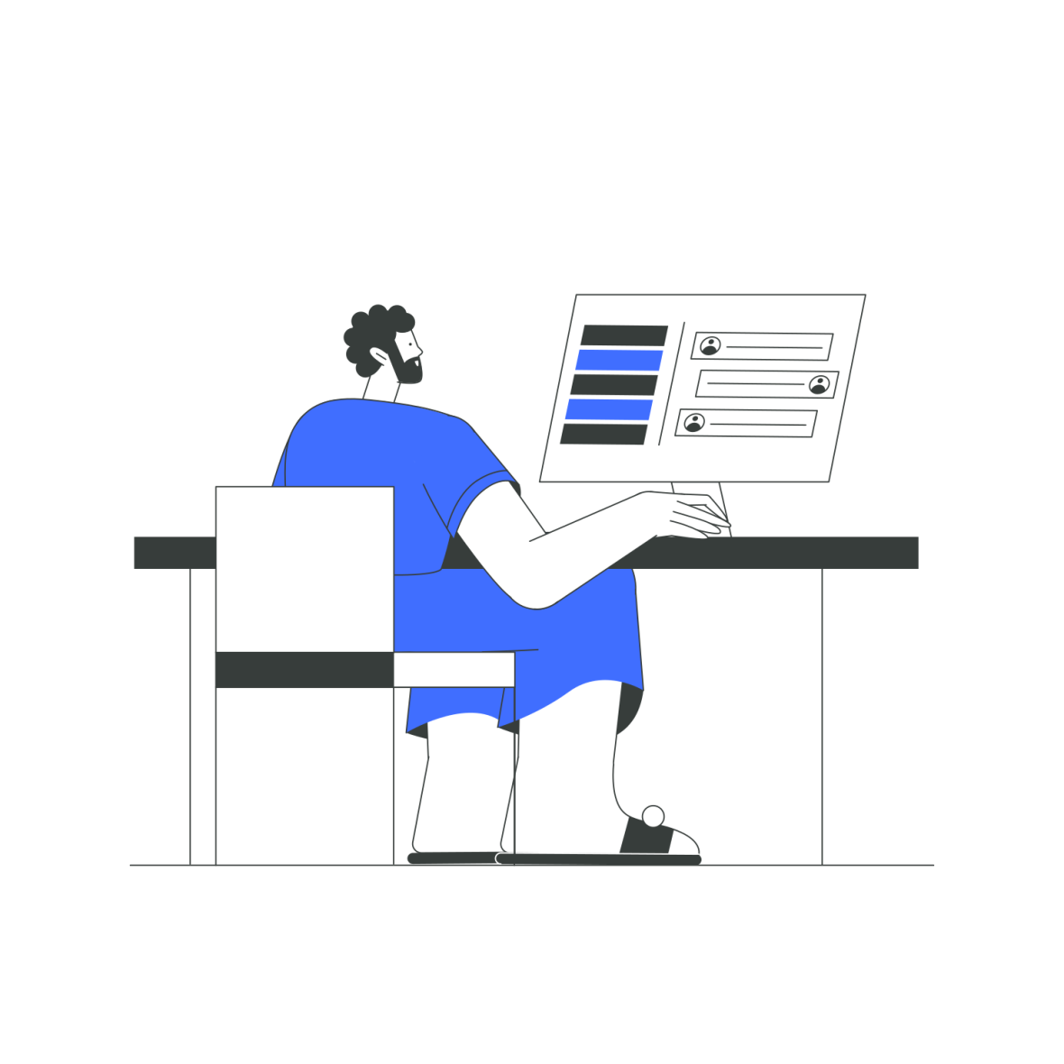 Download Group Chat animation in Lottie JSON