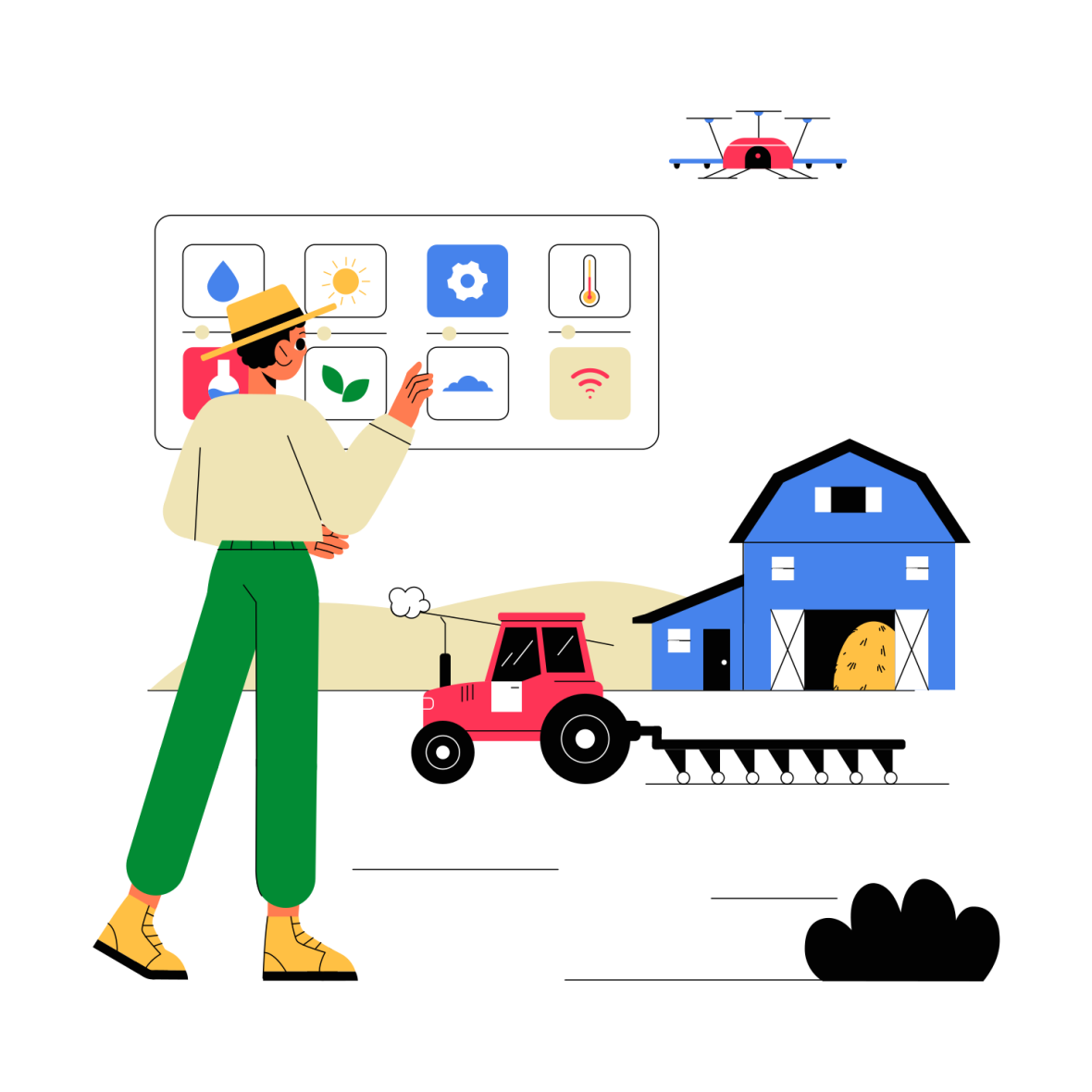 Download Precision Farming animation in Lottie JSON