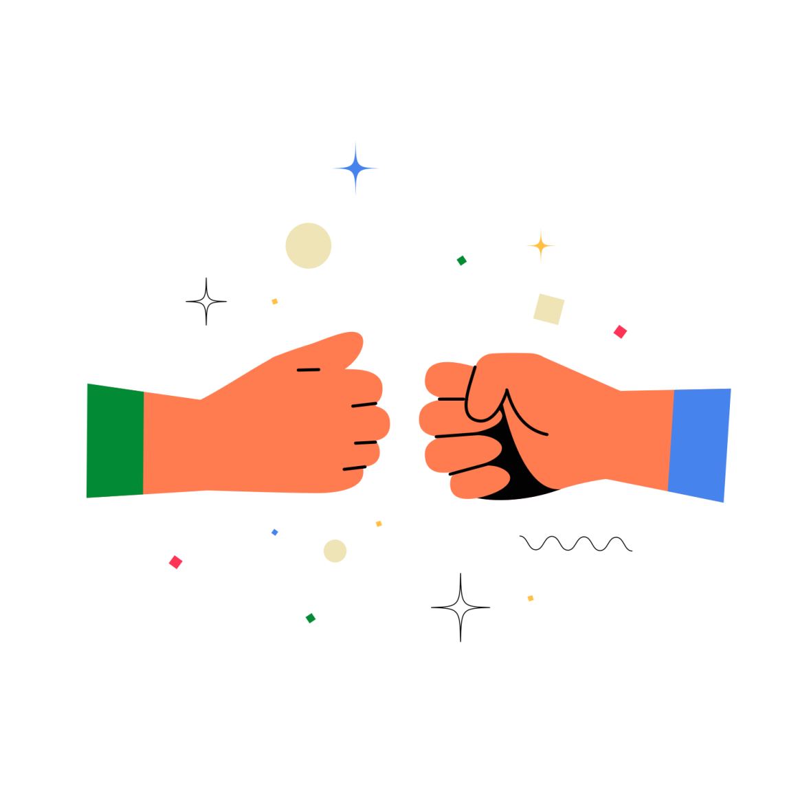 Download Fist Bump animation in Lottie JSON