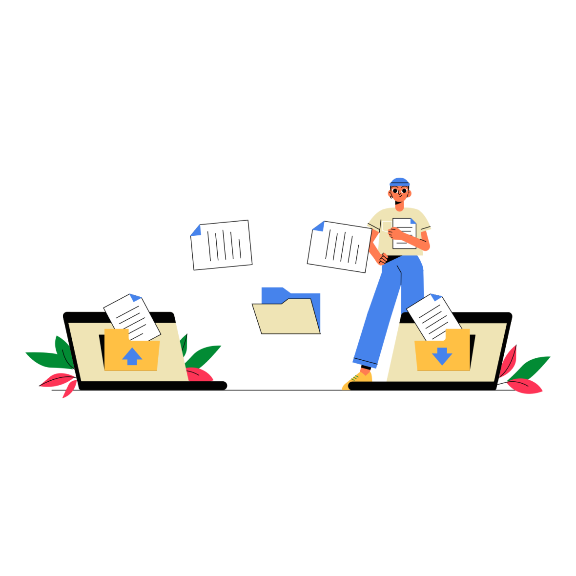 Download Database Administrator animation in Lottie JSON