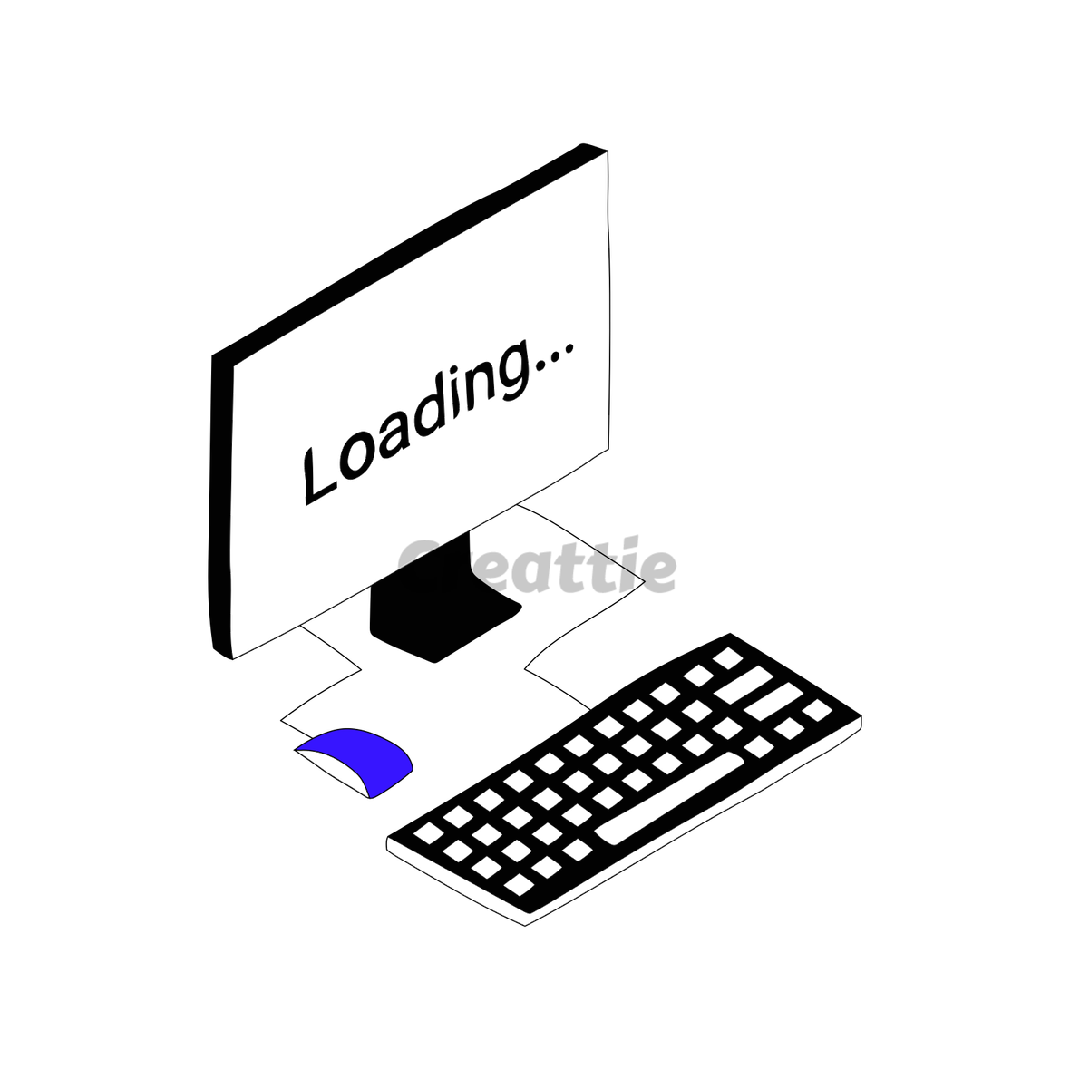 Download Loading Screen Illustration in SVG & PNG