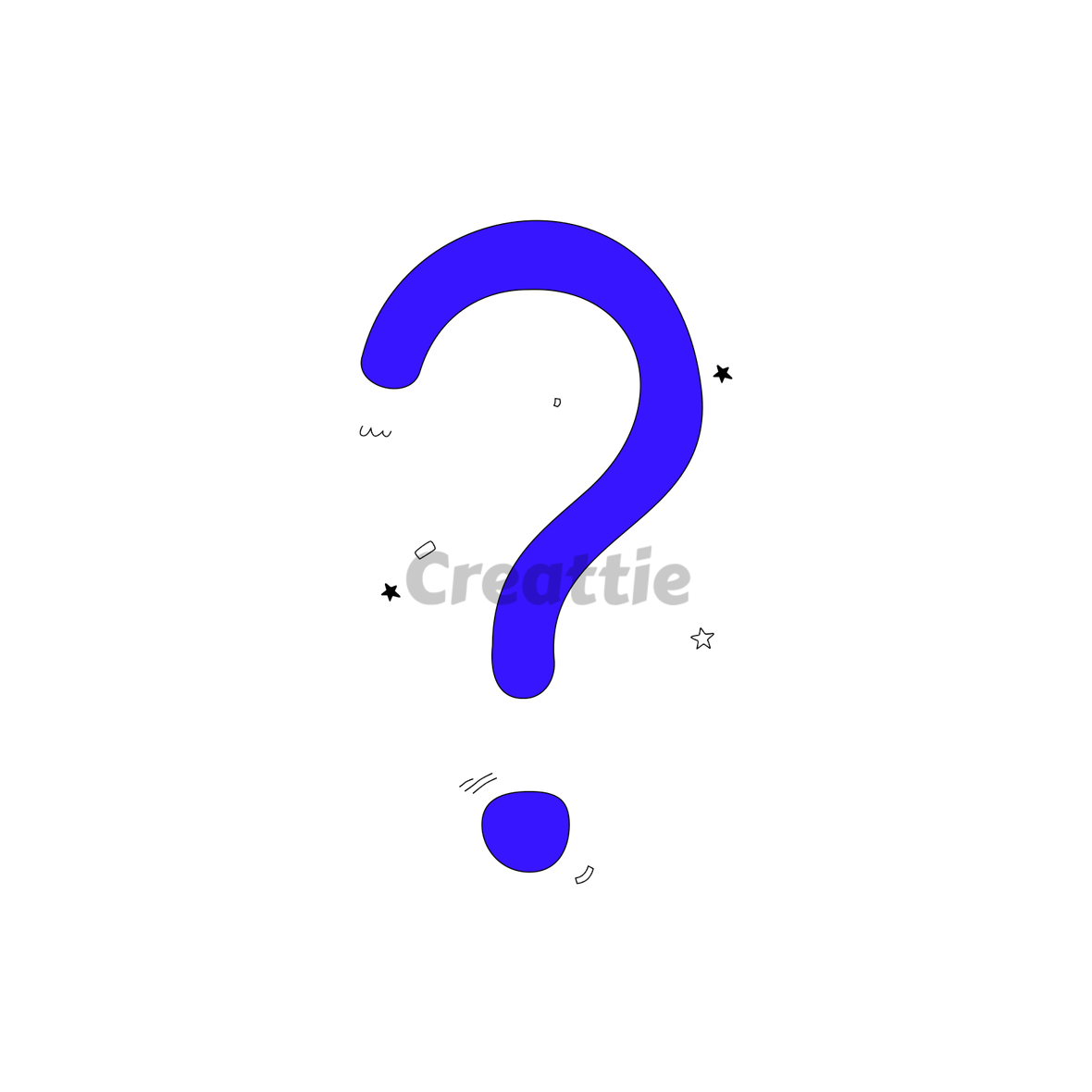 Download Question Mark Illustration in SVG & PNG